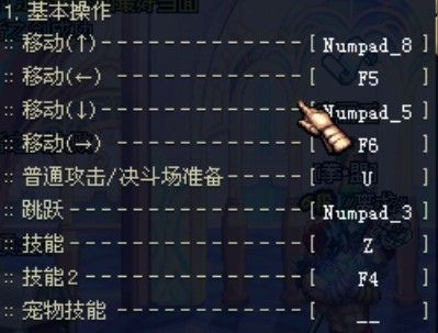 dnf方向键失去控制截图