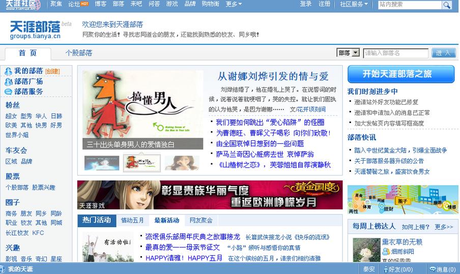 天涯社区和天涯论坛的区别图标