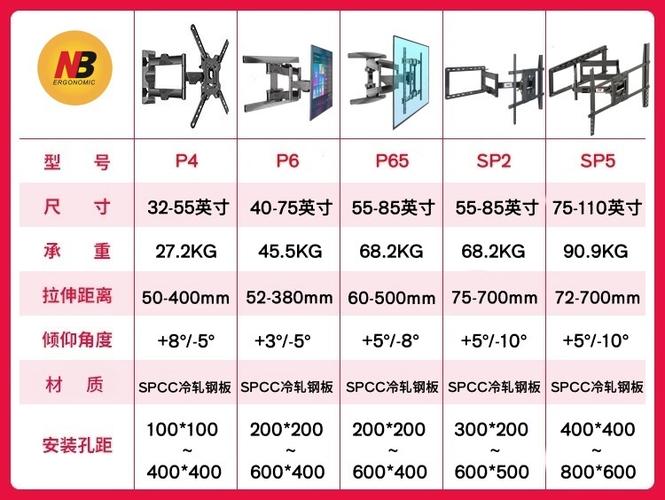 85寸电视底座支架尺寸缩略图