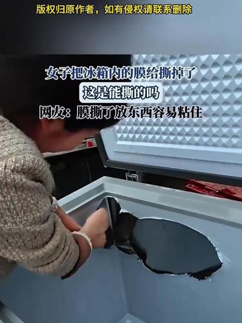 冰柜里面有一层膜要撕掉吗图标