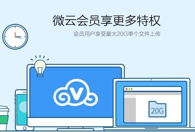 腾讯微云下载文件路径图标