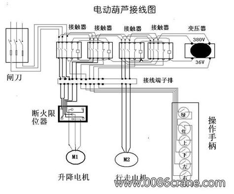 380v电动葫芦手柄接线图解