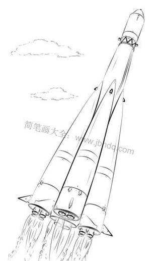 简单火箭图标