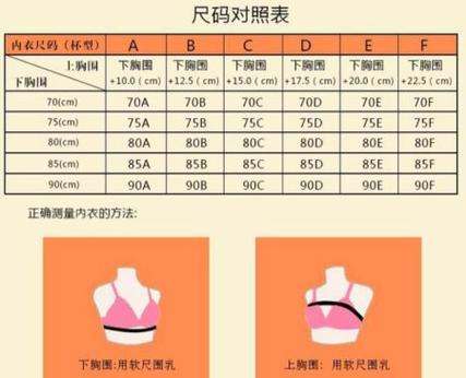 内衣36/80是什么罩杯的截图