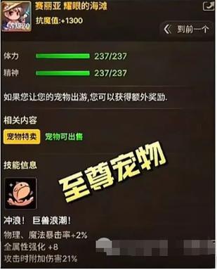 神选加至尊宠物的提升图标
