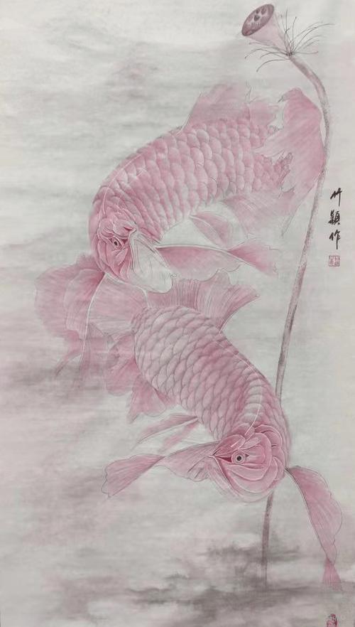 鱼镇宅水生财全诗截图