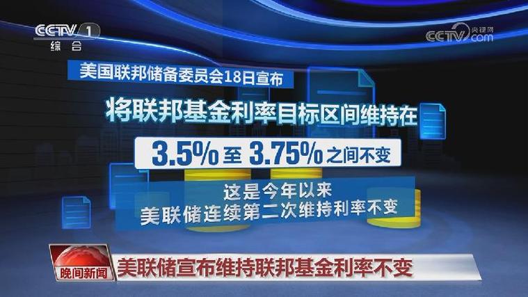 美联储再次宣布联邦目标基金