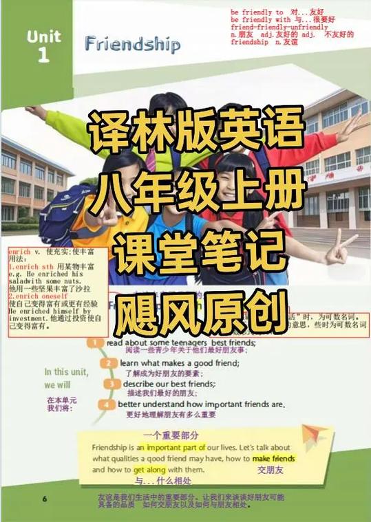 译林八上单词1～8单元图标