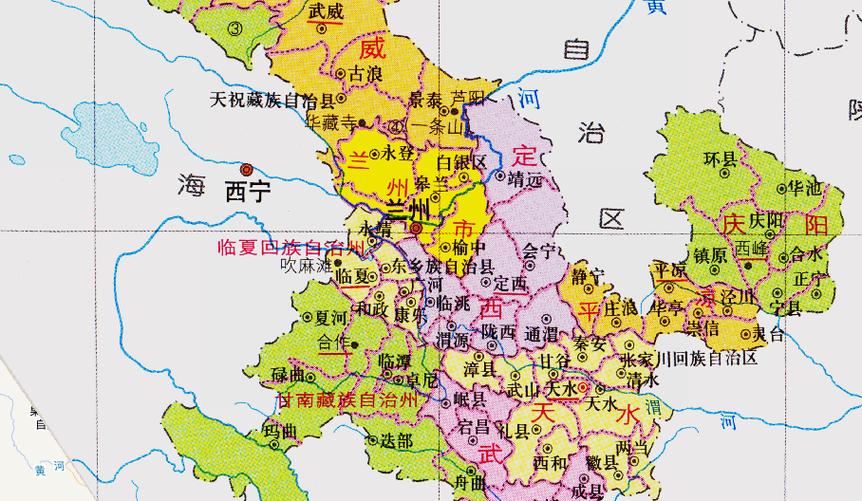 甘肃省地图图标