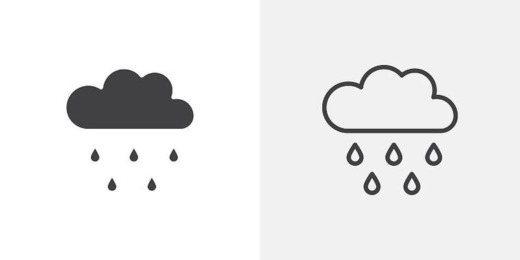 ౪ᩚ゜雨滴符号复制图标