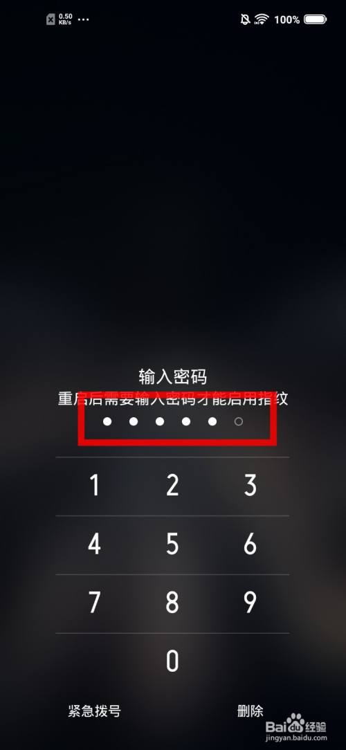 手机输入密码不显示数字截图