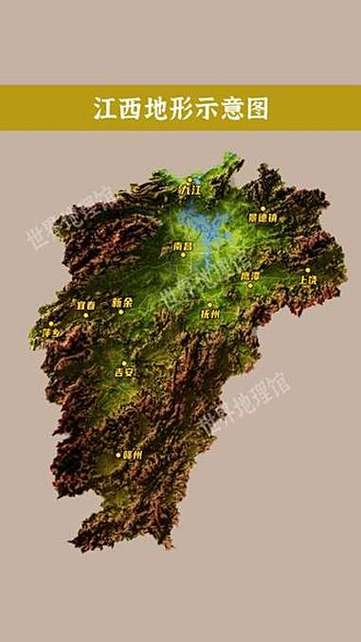 江西地图全图图标