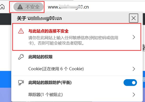 浏览器解除证书风险图标