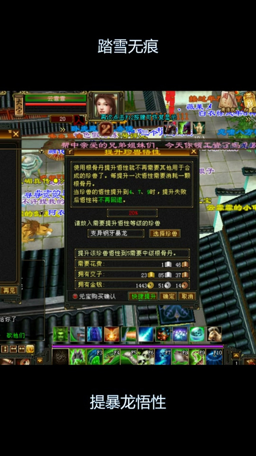 天龙八部悟性提升技巧图标