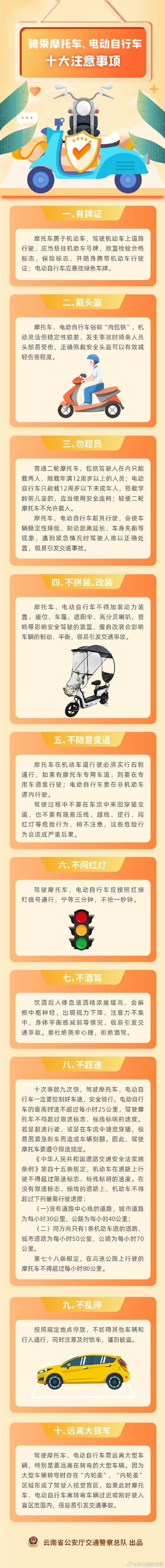 电动自行车骑行注意事项图标