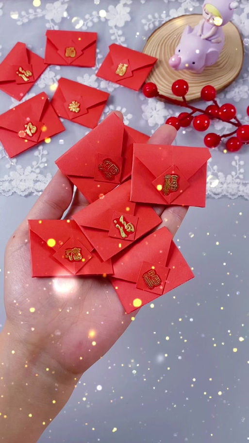 创意折纸红包图标