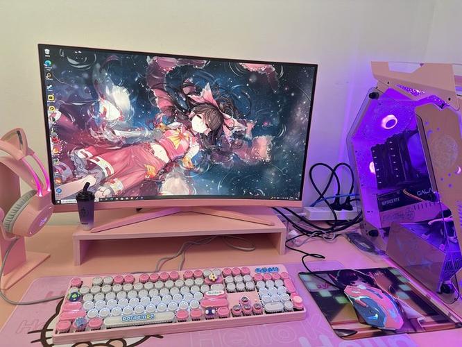显示屏粉色截图