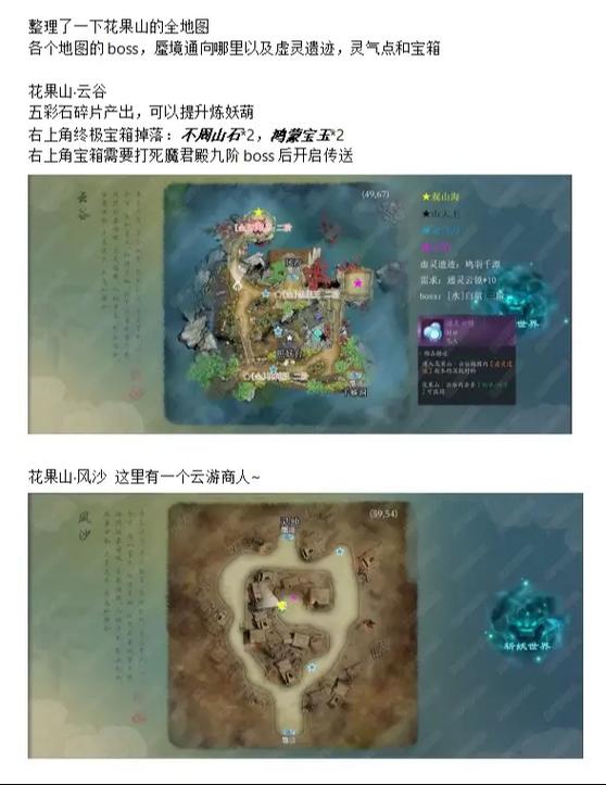 问山海地图攻略图标