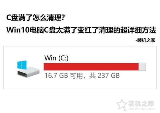 c盘清理了还是满的图标