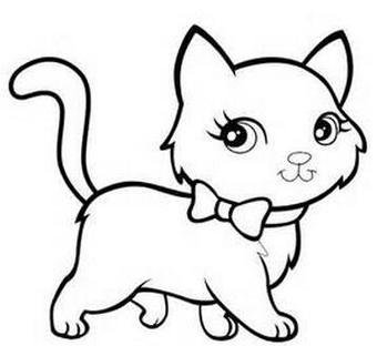 猫的简笔画 简单又好看截图