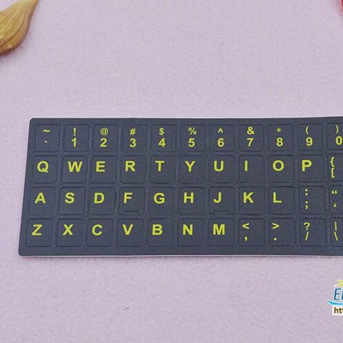 黄字缩写英文字母截图