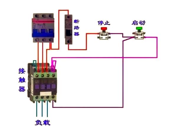 控制线路接线图怎么接图标