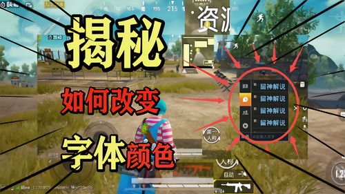 和平精英改字体颜色图标