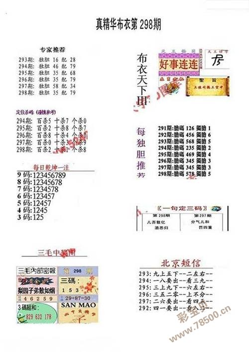福彩3d彩图总汇大全截图