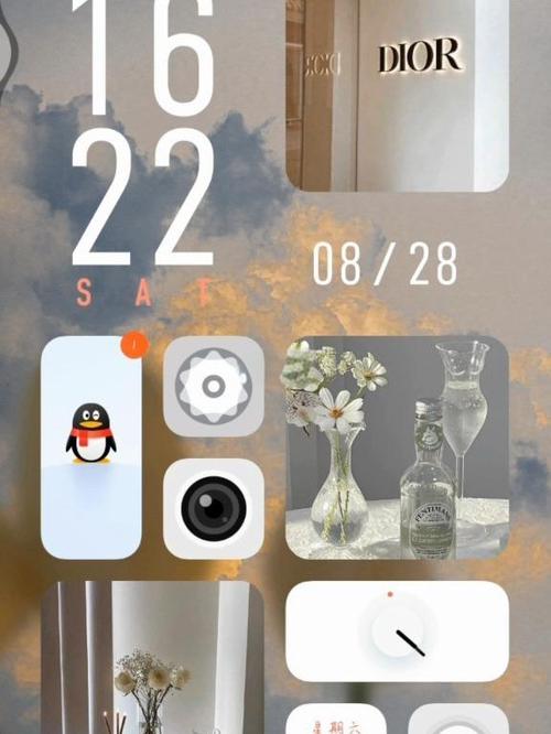 vivo手机桌面整理好看截图