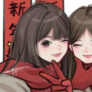 闺蜜头像简约高级图标