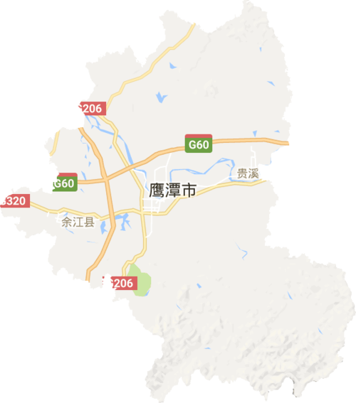 江西鹰潭地图位置图标
