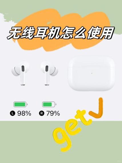 无线耳机使用方法图标