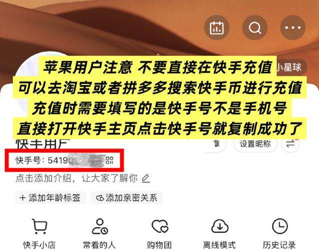 快手孩子充值如何退回截图