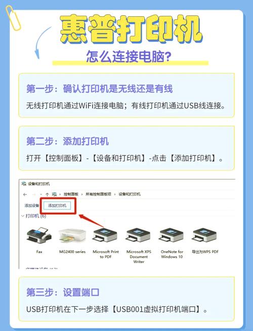 惠普打印机连接电脑的步骤图标