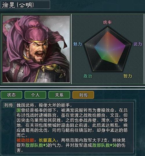 三国志11徐晃图标