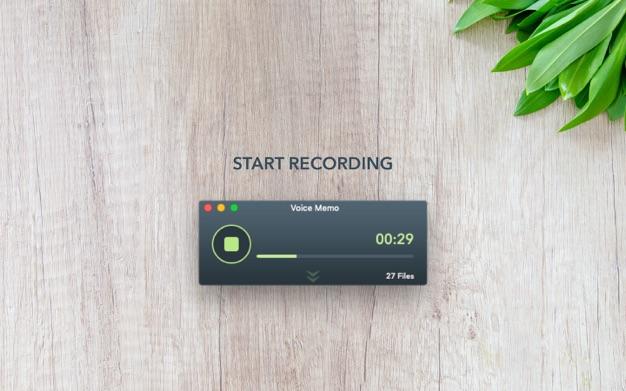 voice memo