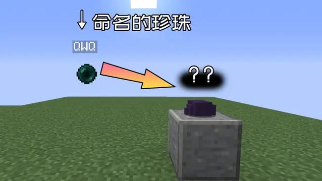怎么用命名牌给末影螨命名