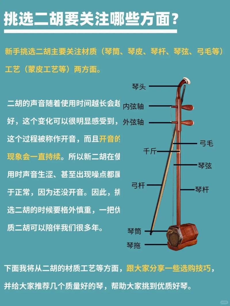 二胡音色好坏由什么决定图标