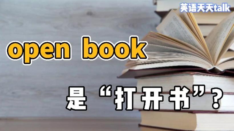 open book是什么意思截图
