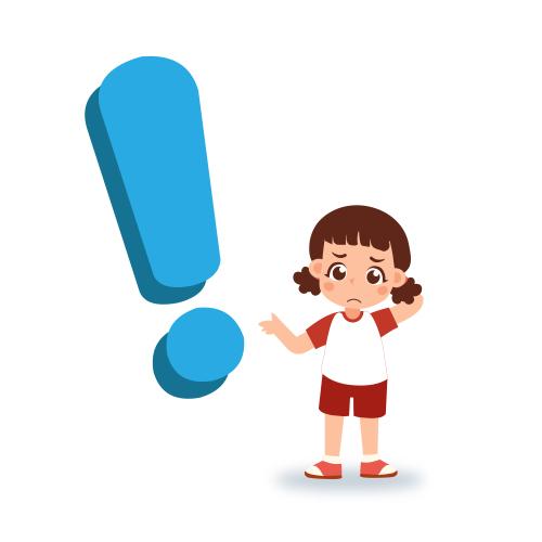 女生发感叹号的含义图标