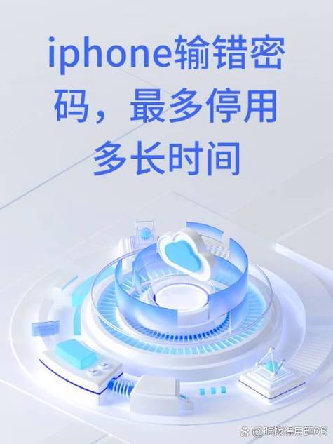 苹果手机密码输错一次停用一小时图标