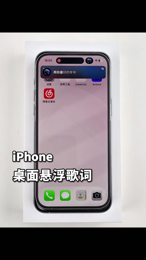 苹果手机听音乐怎么显示歌词图标