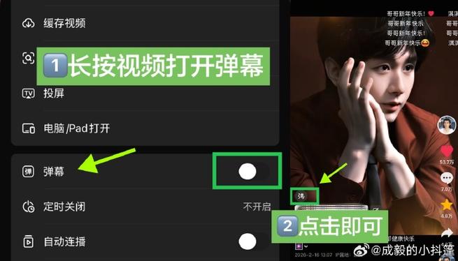 影视大全怎么开弹幕