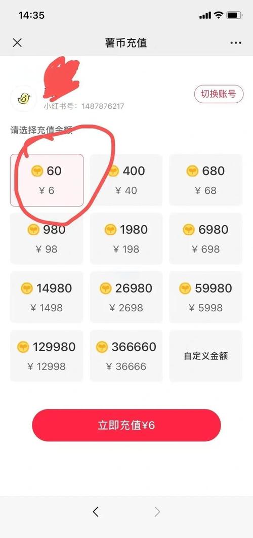小红书60000薯币能赚多少图标