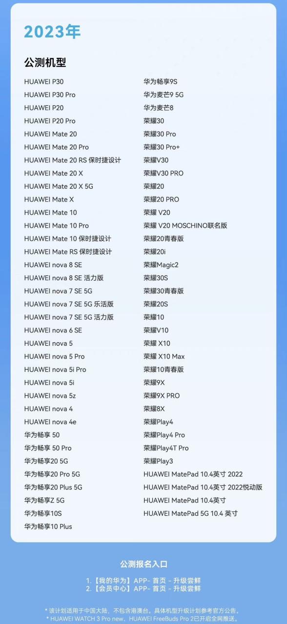 荣耀手机型号大全一览表缩略图