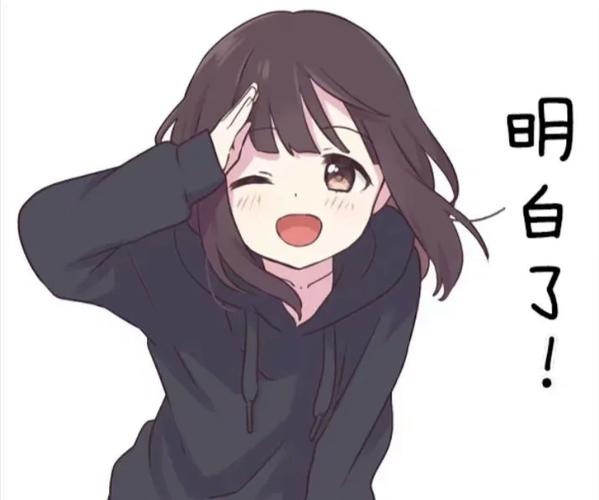肥包包妹子的表情包截图