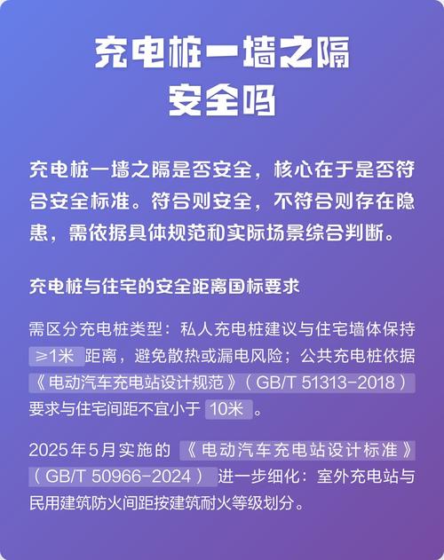 充电桩一墙之隔安全吗图标