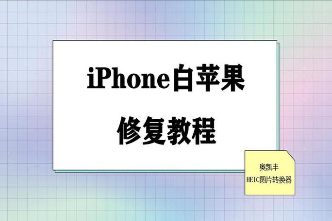 苹果X白苹果开不了机图标