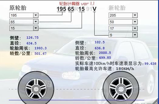 轮毂计算器 app截图