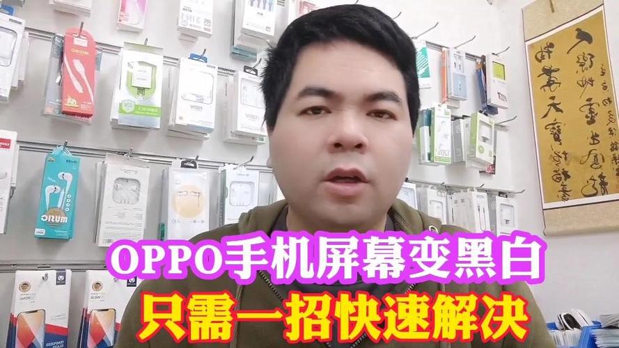 手机成为黑白的怎么办OPPO图标